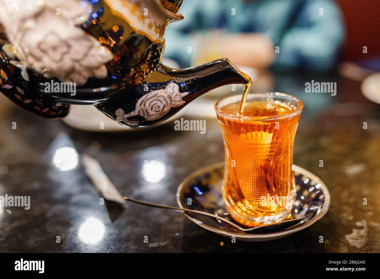 Turkish tea in service hi-res stock photography and images - Alamy