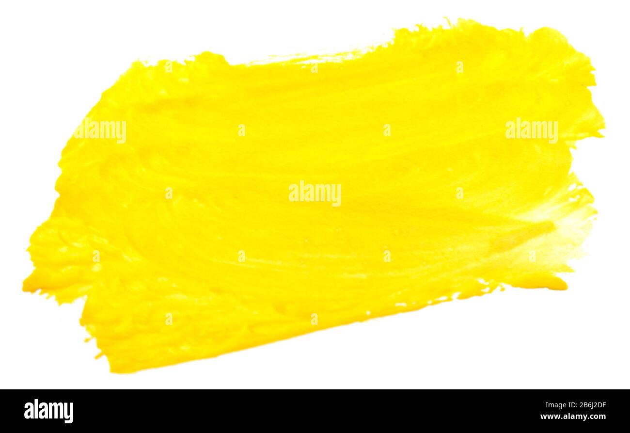 Gold acrylic paint brush strokes hi-res stock photography and images ...