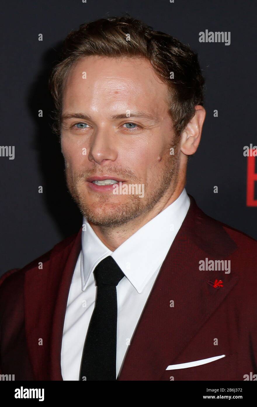 Westwood, USA. 10th Mar, 2020. Sam Heughan walking the red carpet at ...
