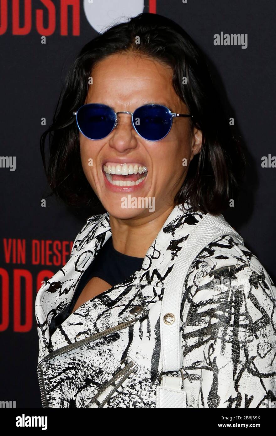 Westwood, USA. 10th Mar, 2020. Michelle Rodriguez walking the red ...