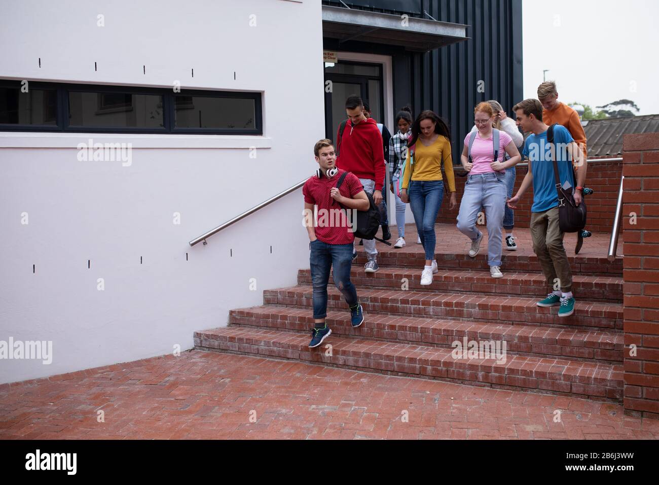 Going to class hi-res stock photography and images - Alamy