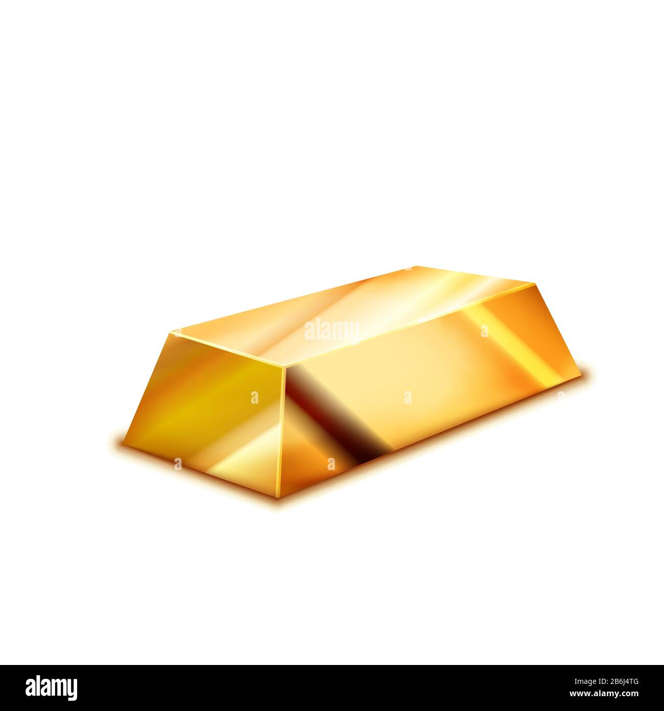 Golden ingot Stock Vector Images - Alamy