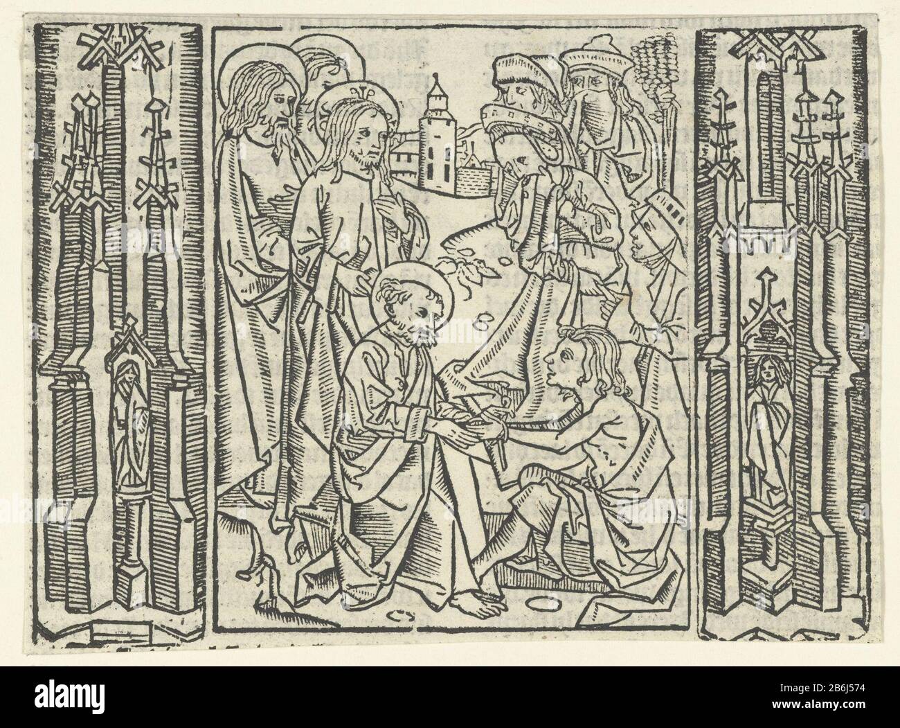 Four kneeling disciples hi-res stock photography and images - Alamy