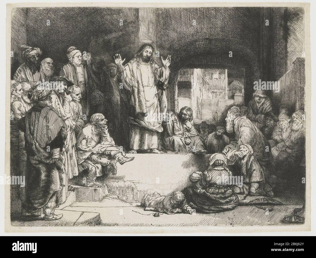 Hundred Guilder Print, known as La petite tomb Hundred Guilder Print ...