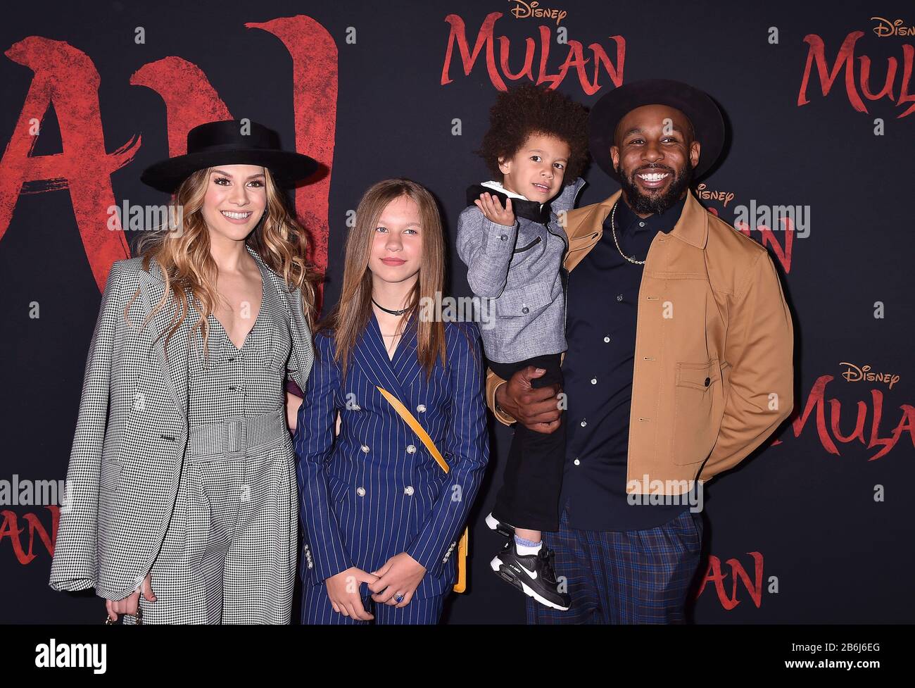 HOLLYWOOD, CA - MARCH 09: (L-R) Allison Holker, Weslie Fowler, Maddox ...