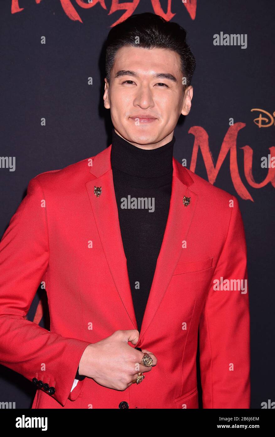 HOLLYWOOD, CA - MARCH 09: Chen Tang attends the premiere of Disney's ...