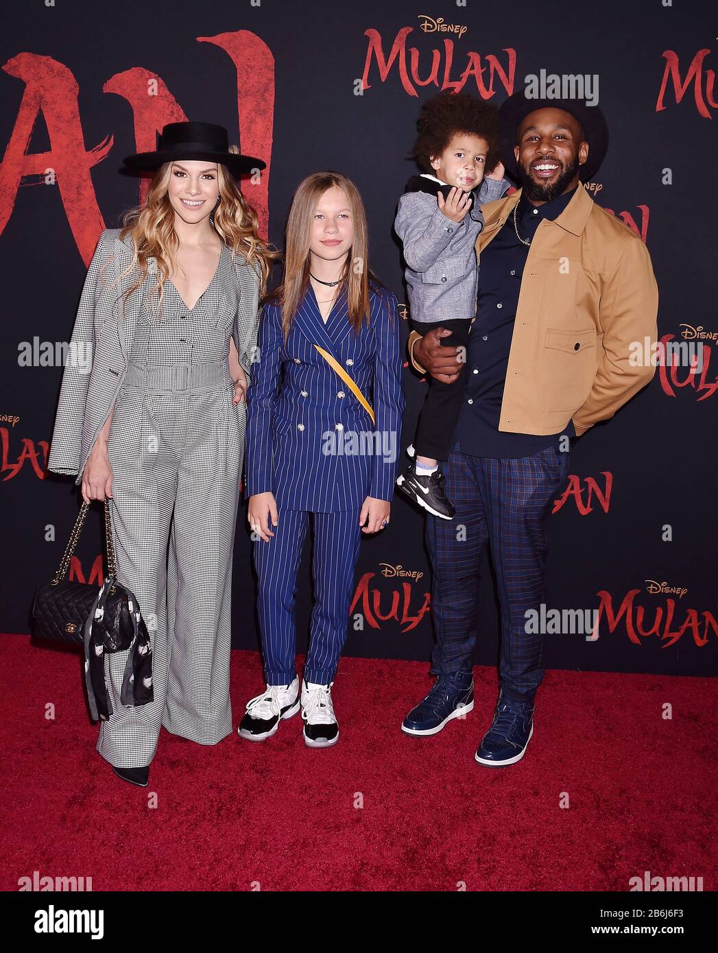 HOLLYWOOD, CA - MARCH 09: (L-R) Allison Holker, Weslie Fowler, Maddox ...