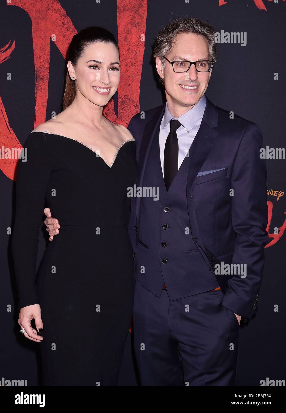 HOLLYWOOD, CA - MARCH 09: Jason Reed (R) and wife attend the premiere ...