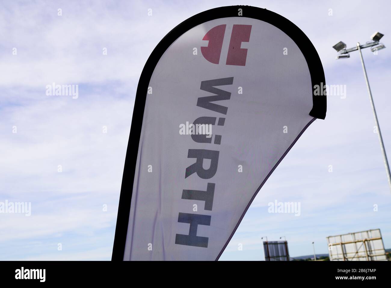 Bordeaux , Aquitaine / France - 10 28 2019 : Wurth Group logo flag sign ...