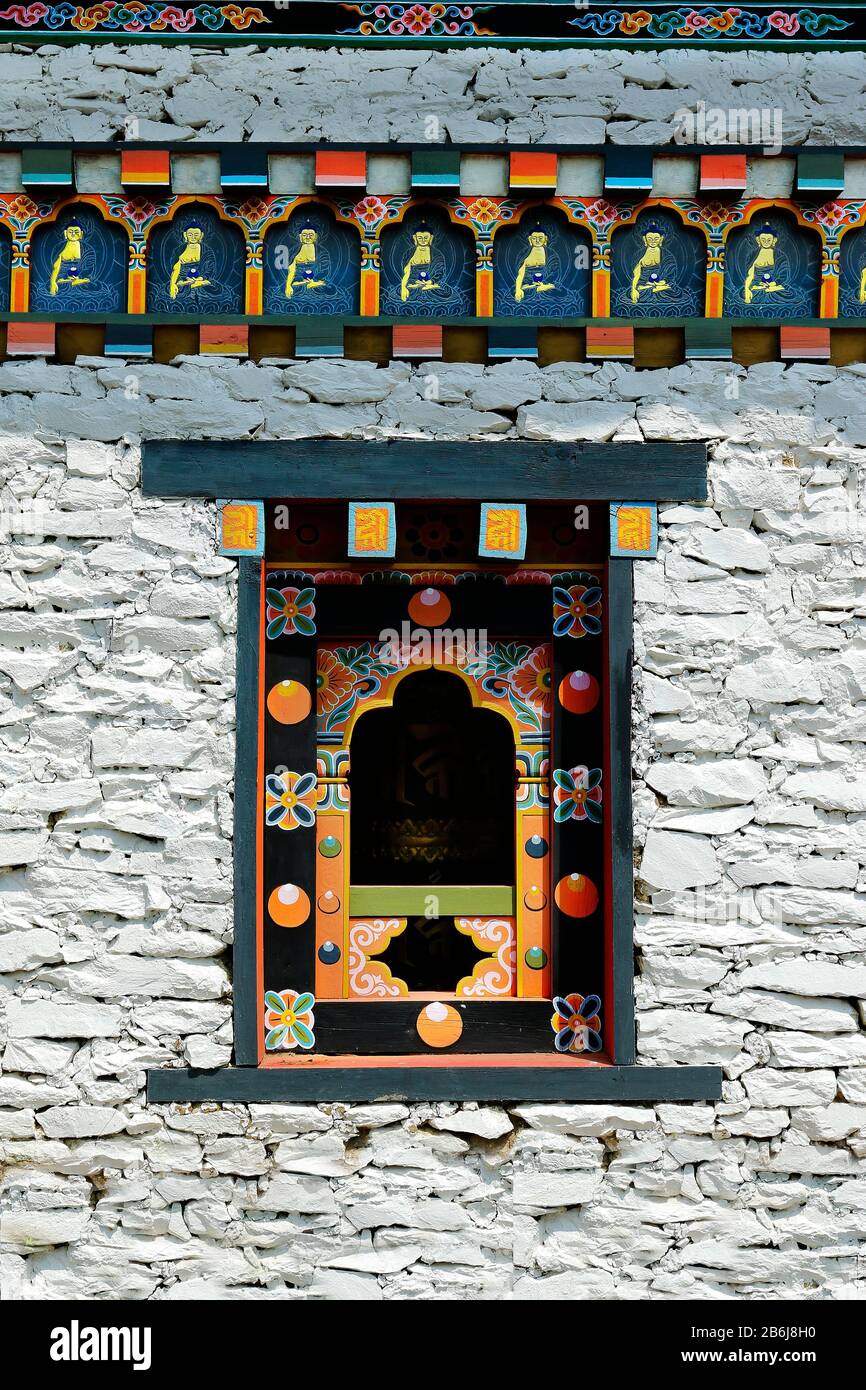 design of colorful Tibetan building Stock Photo - Alamy