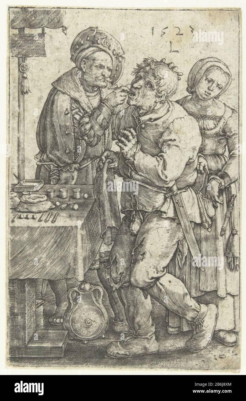 Barber as dentist hi-res stock photography and images - Alamy