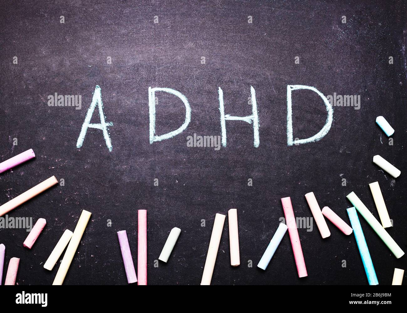 Adhd abbreviation adhd written hi-res stock photography and images - Alamy