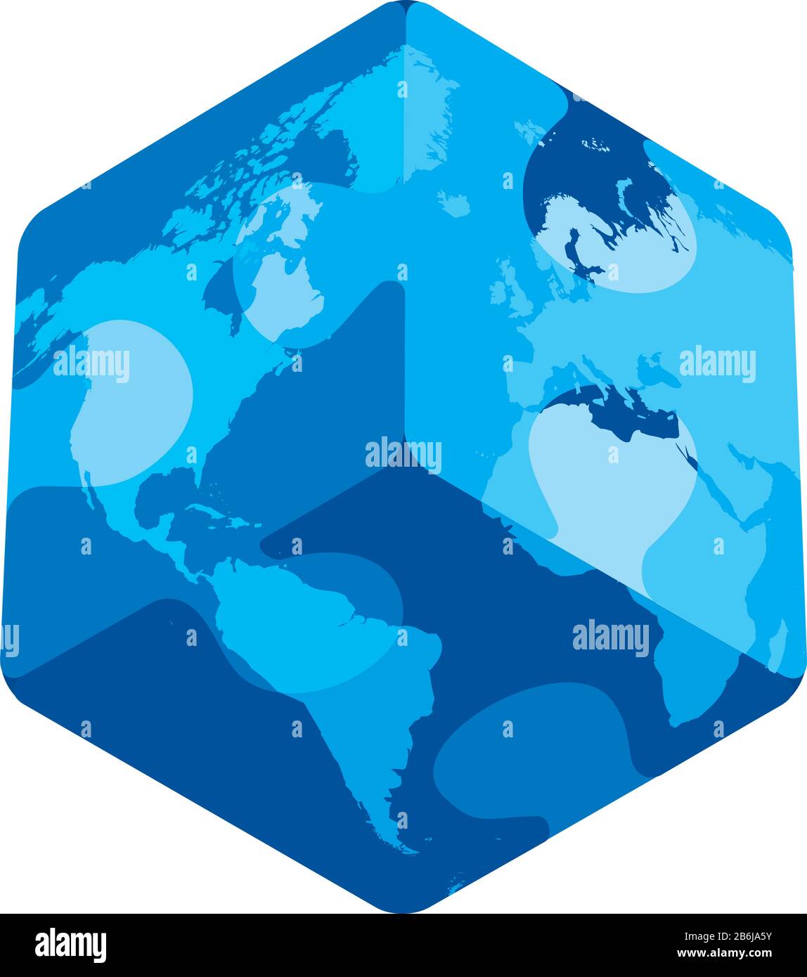 2d world map Stock Vector Images - Alamy