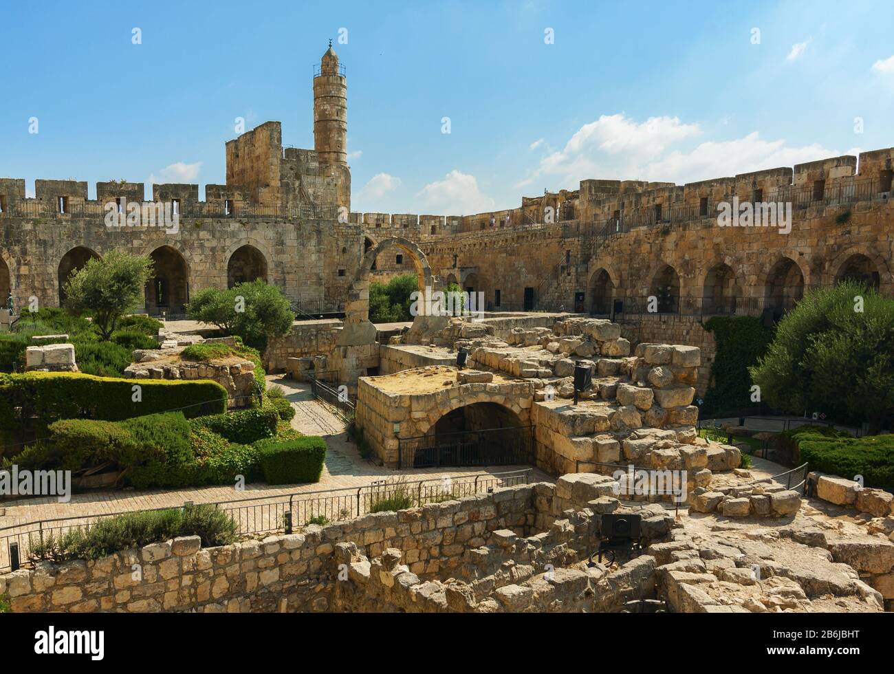 Tower of David is so named because Byzantine Christians believed the ...
