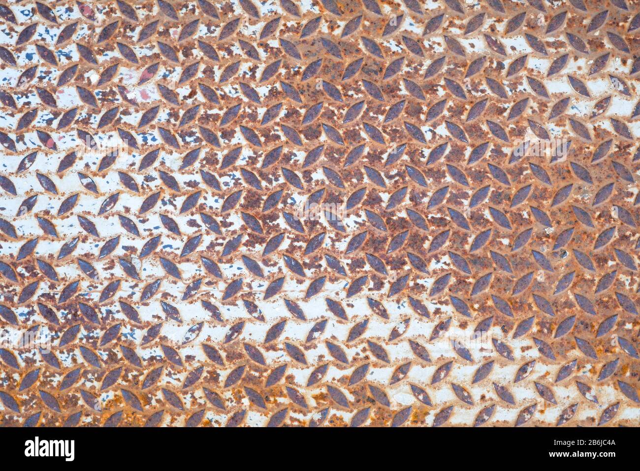 grunge rust diamond plate metal texture background Stock Photo - Alamy