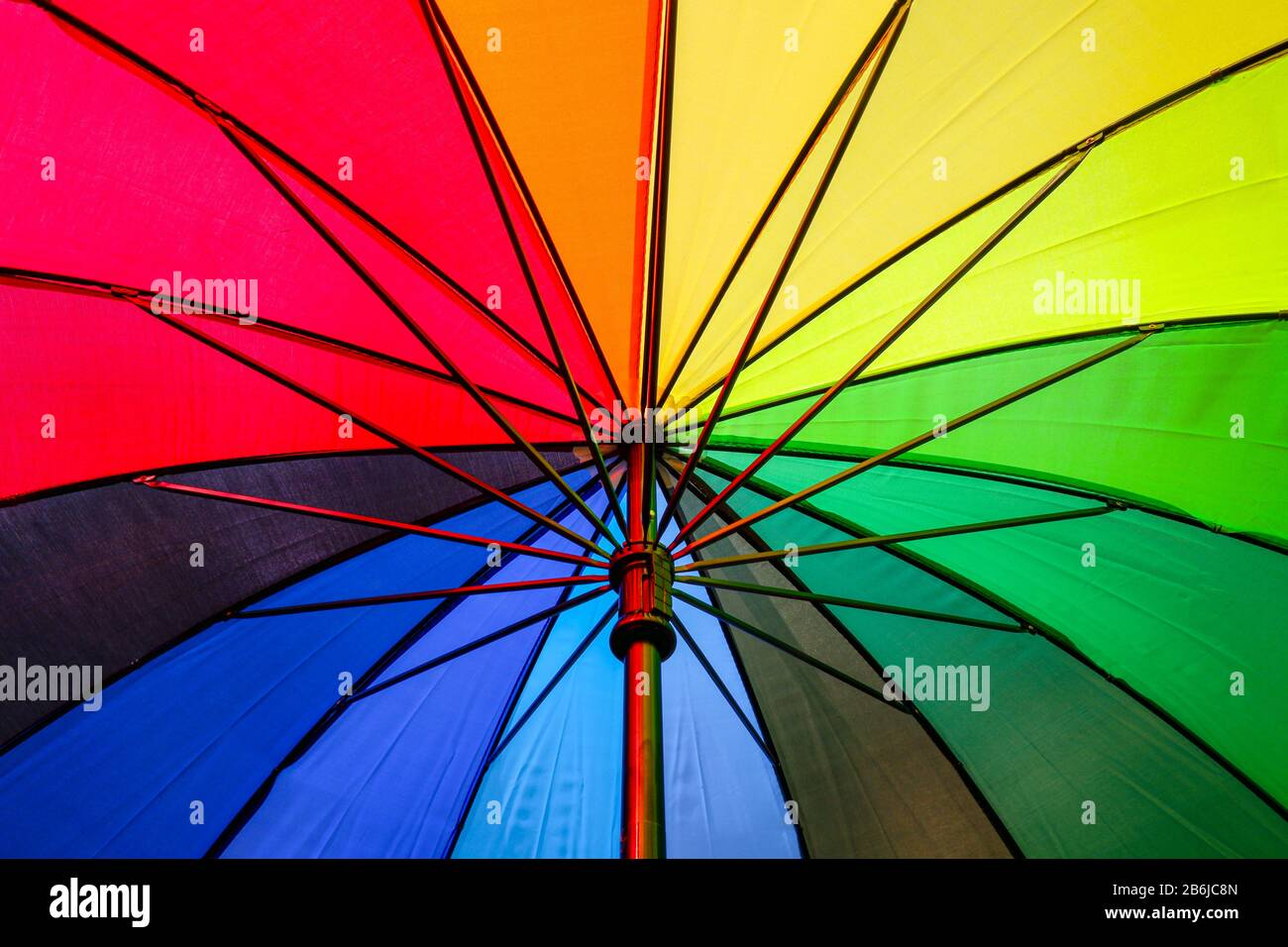 background fabric texture of Colorful umbrella Stock Photo - Alamy