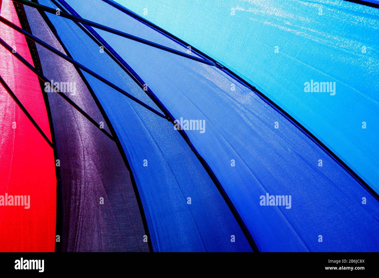 background fabric texture of Colorful umbrella Stock Photo - Alamy
