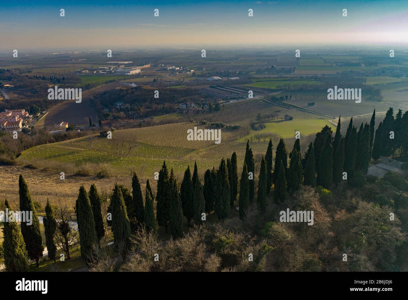Castle tower, fortress - La Rocca, Solferino, Italy - War Memorial ...