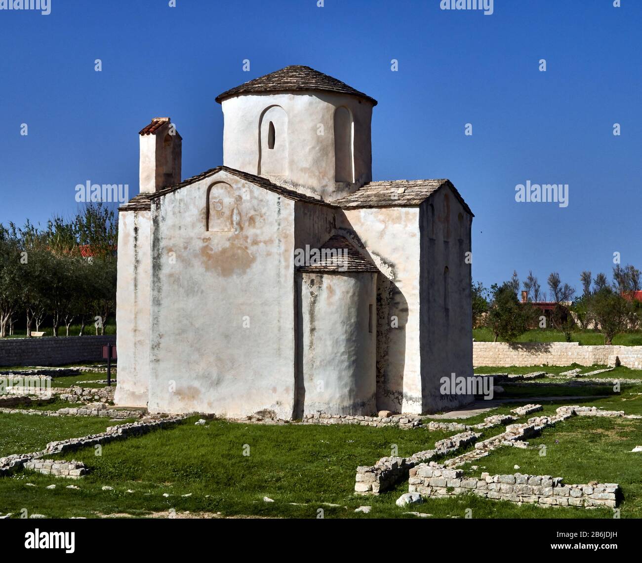 NIN, Dalmatia province, Croatia, Church of the Holy Cross, Nin is an ...
