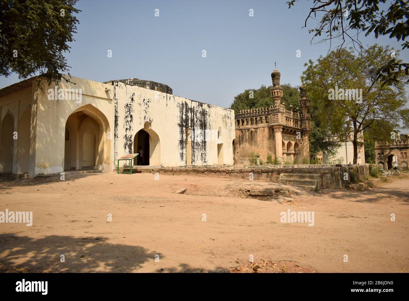 Dirty Pathway In Historical Fort. Dirty Road view Background stock ...