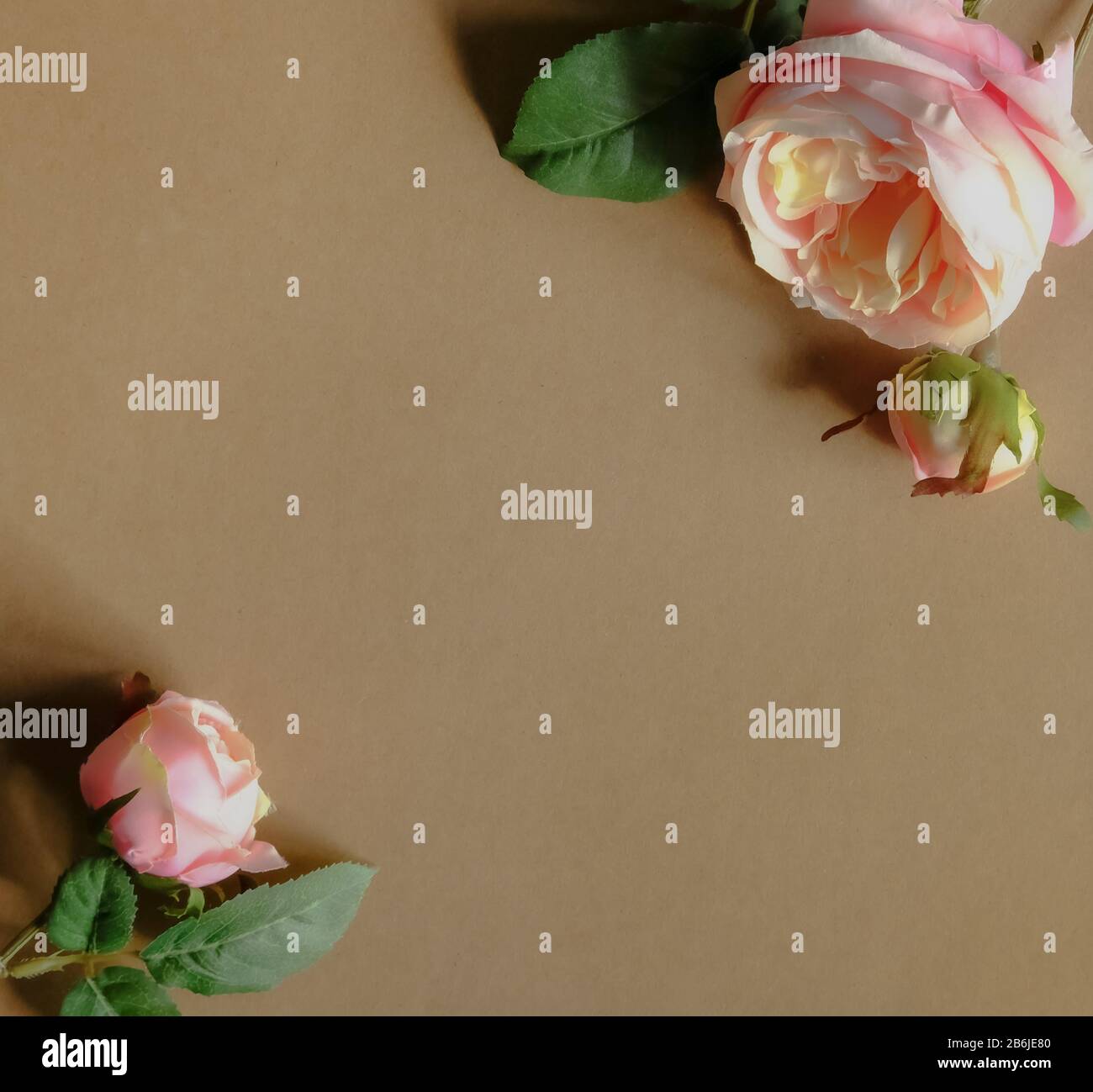 Spring festive layout Stock Photo - Alamy