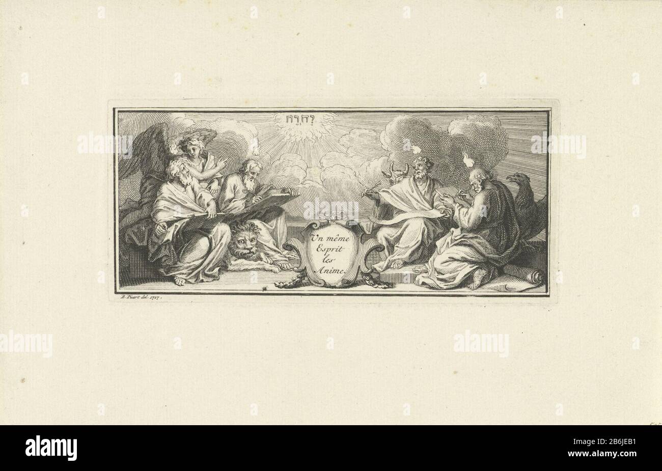 the four evangelists accompanied by their symbols, write their gospel ...