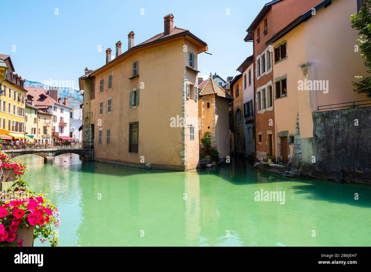 Downtown annecy in summer, France Stock Photo - Alamy