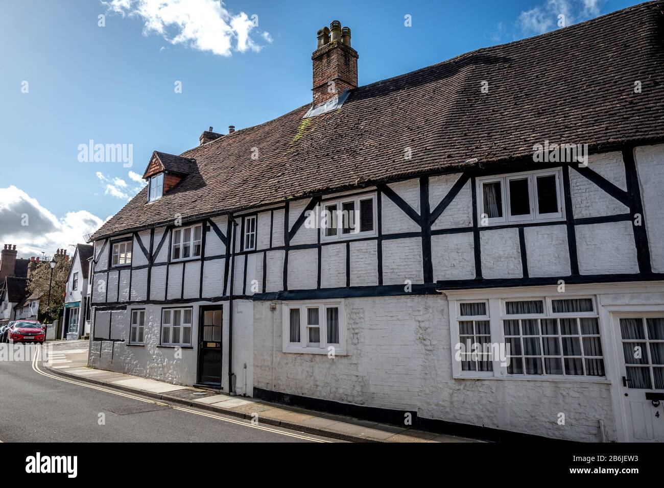 Beautiful old buildings in Midhurst Stock Photo - Alamy