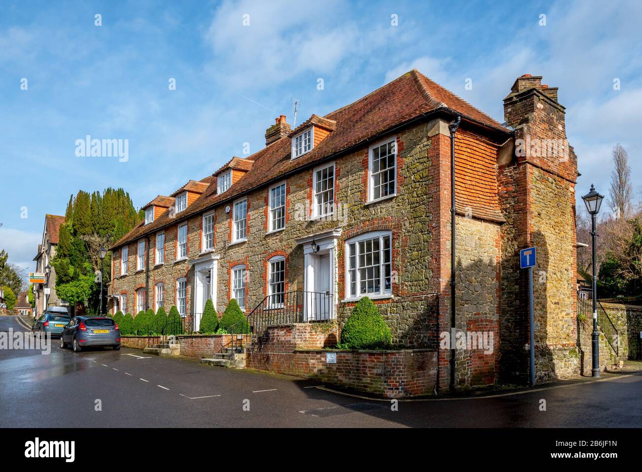 Beautiful old buildings in Midhurst Stock Photo - Alamy