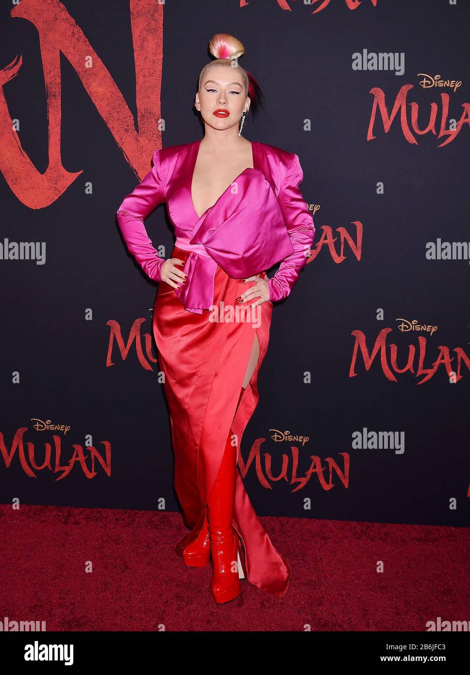 HOLLYWOOD, CA - MARCH 09: Christina Aguilera attends the premiere of ...