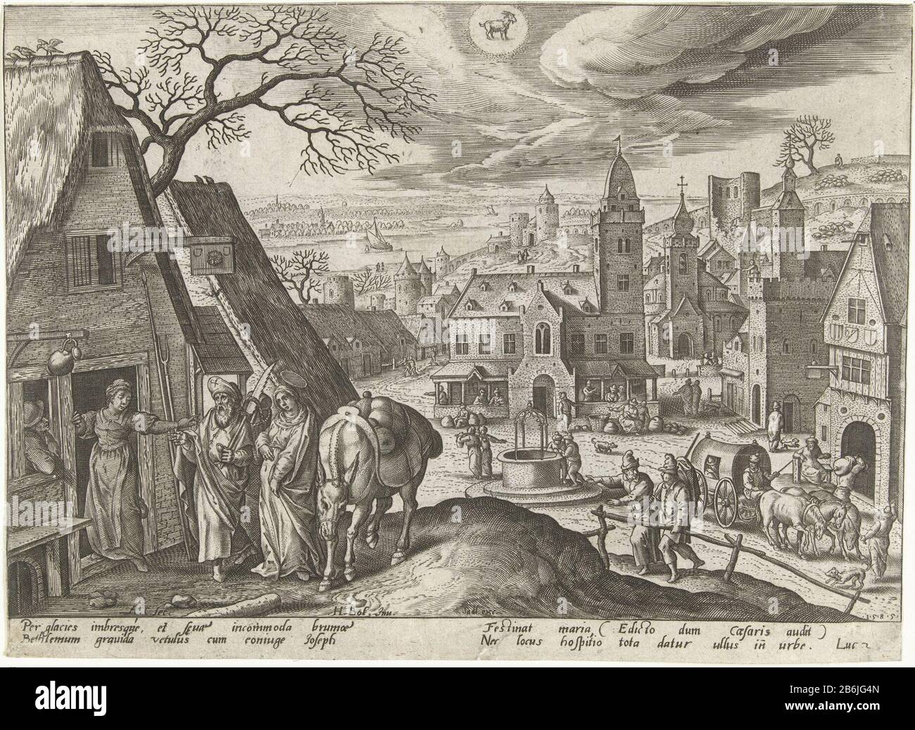 Joseph And Mary At The Inn