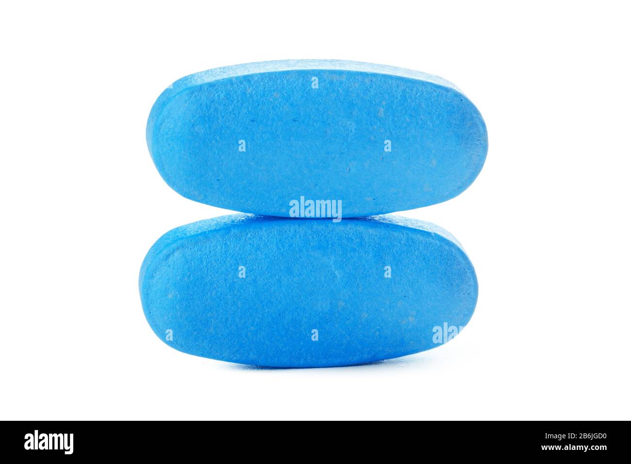 blue drugs isolated on white background. creative photo Stock Photo - Alamy