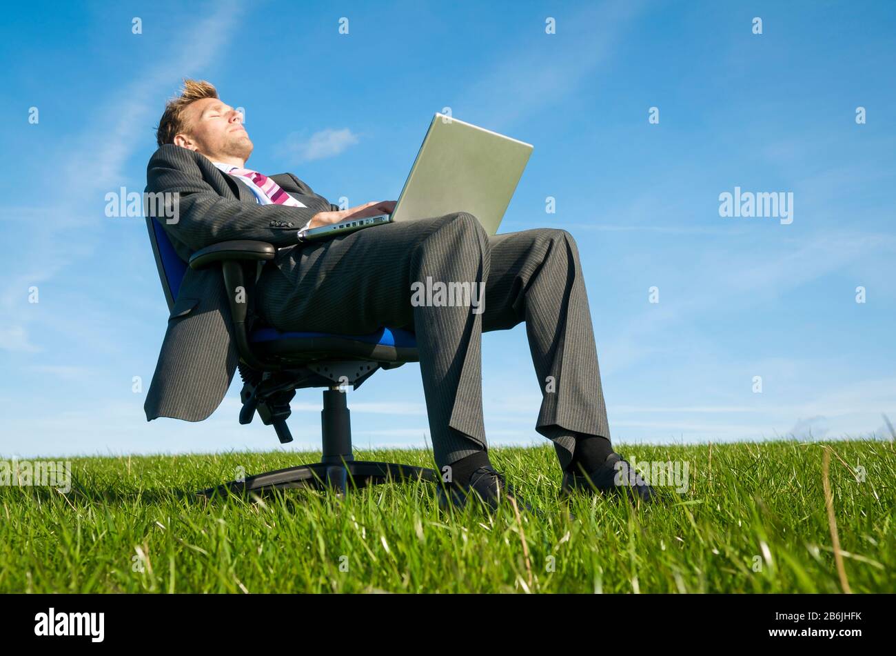 Falling off chair hi-res stock photography and images - Alamy