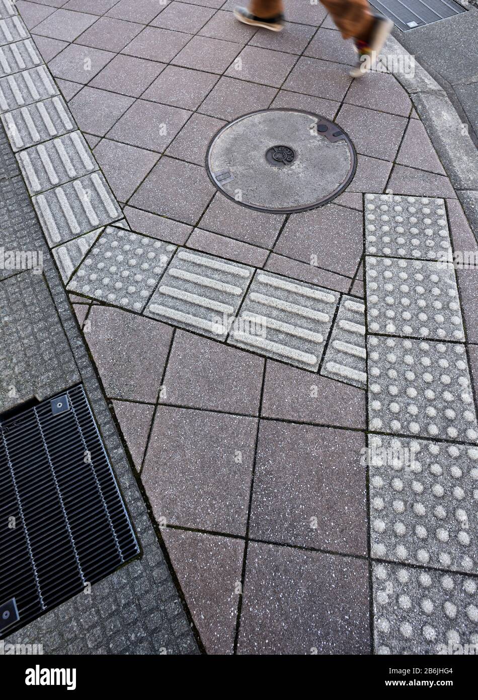 pavement section Japan Stock Photo - Alamy