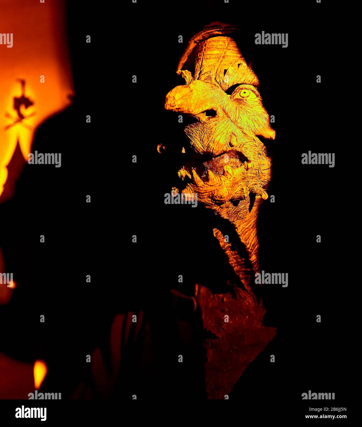 Portrait of a Witch with Warts Stock Photo - Alamy