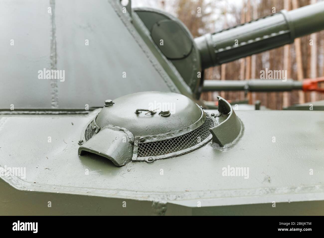 Closeup military Tank detail Stock Photo - Alamy