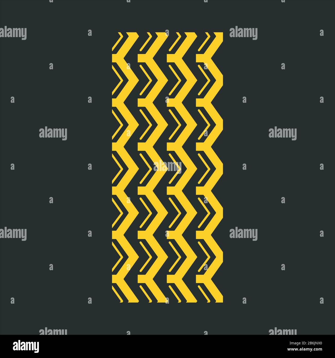 Track marks yellow RGB color icon. Detailed automobile, motorcycle ...