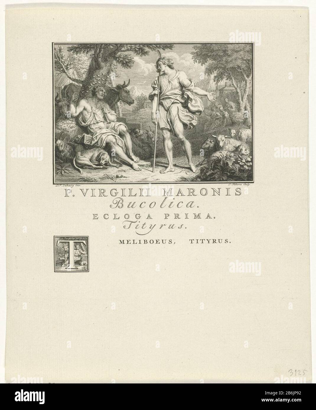 Dialogue between the shepherds Tityrus and Meliboeus P Virgilii Maronis ...
