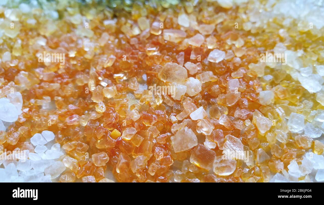 Colour salt granules Stock Photo - Alamy