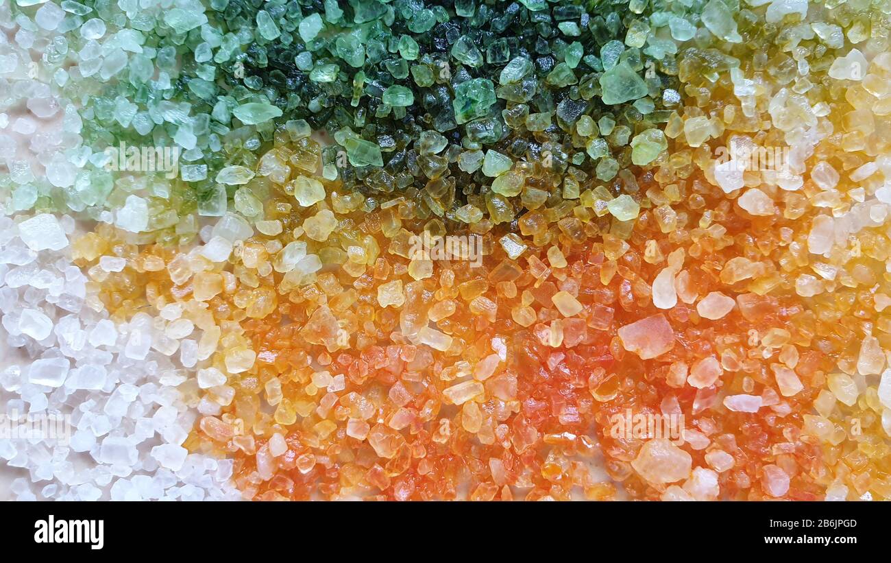 Colour salt granules Stock Photo - Alamy