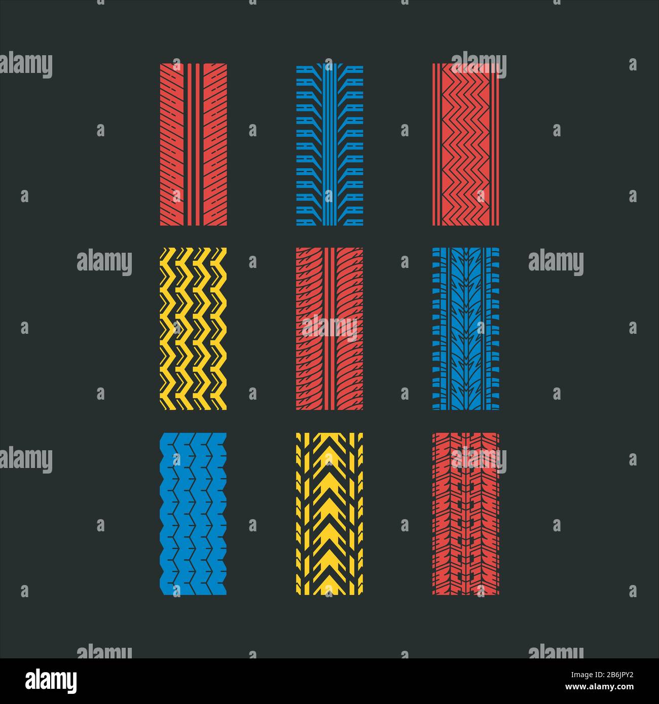 Blue bike trail Stock Vector Images - Alamy