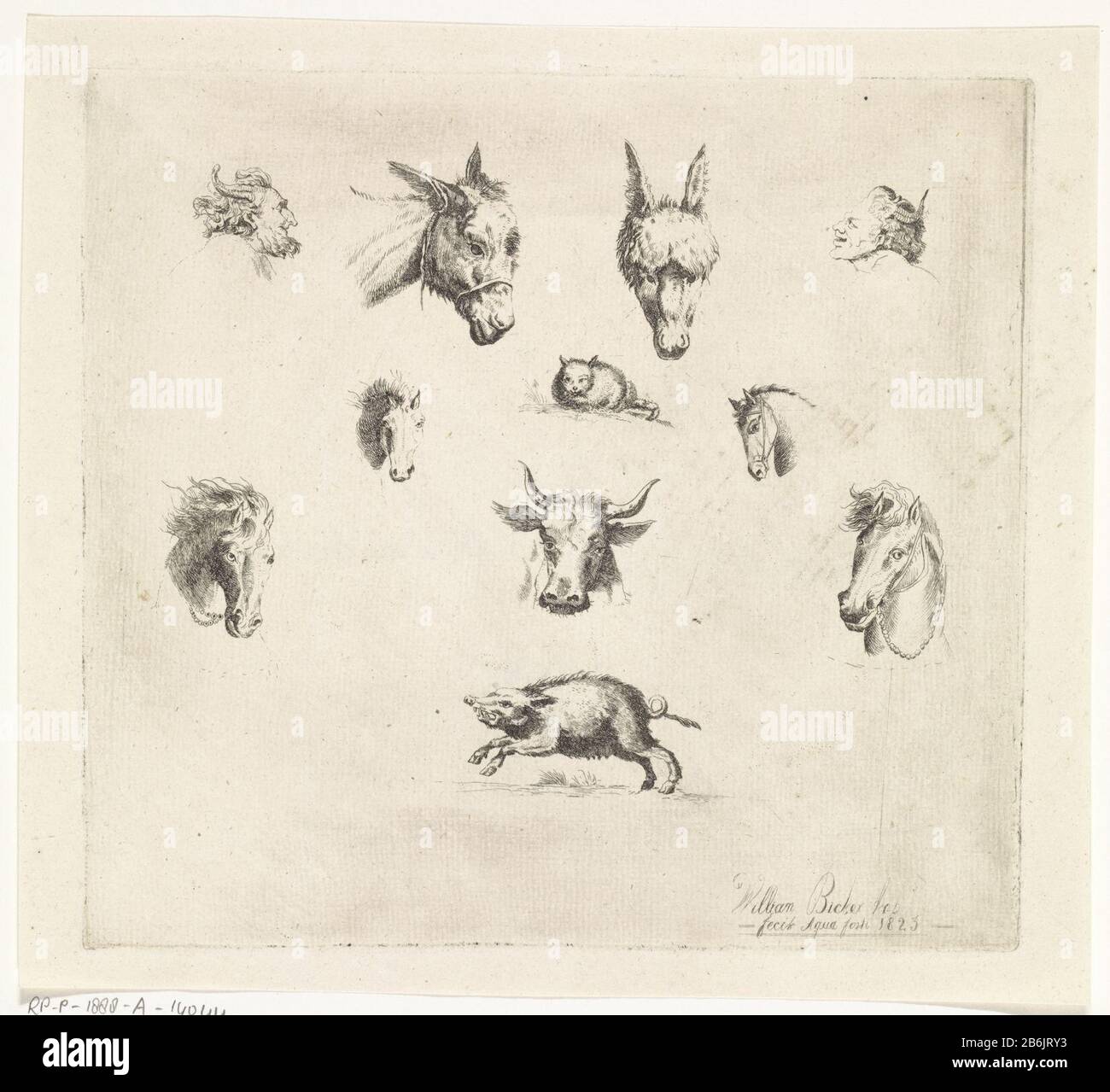 Top two satyr heads hi-res stock photography and images - Alamy