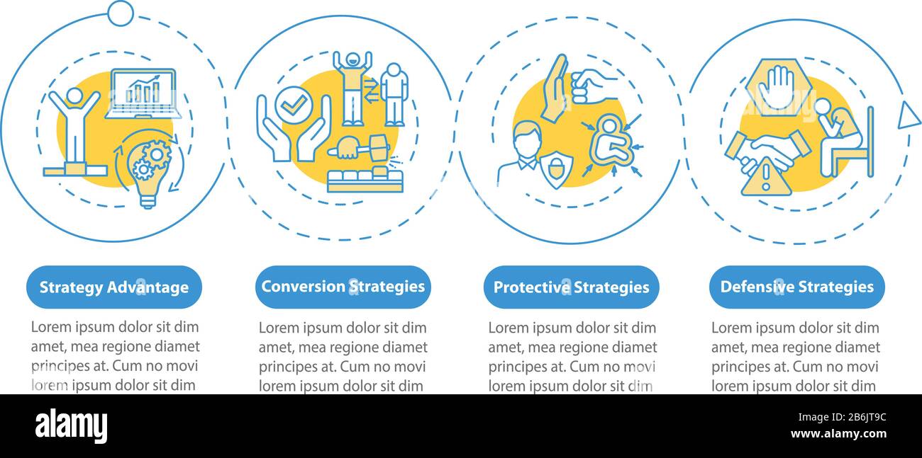Business advantage vector infographic template. Goal building ...