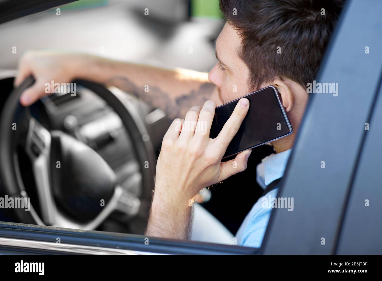 transport, vehicle and people concept - man or driver driving car and ...