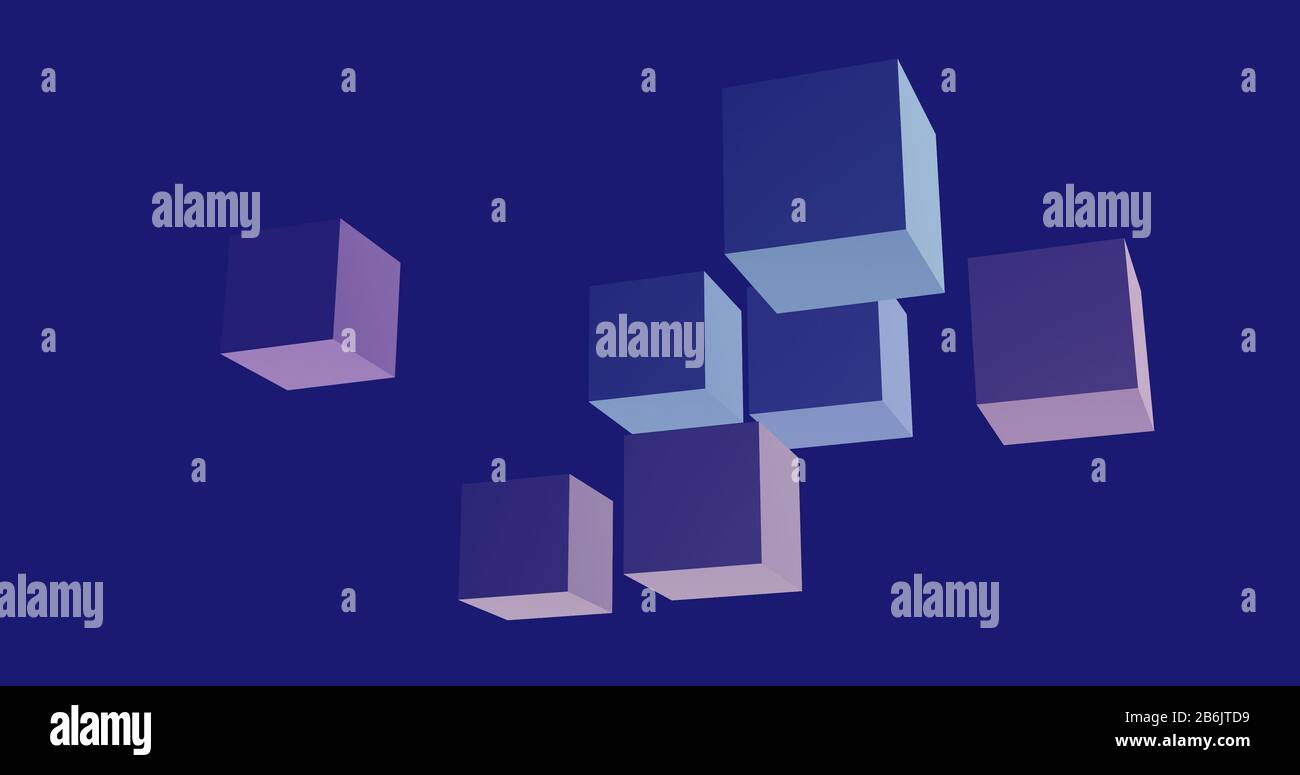 abstract background of cubes. key objectives of the writing - business ...