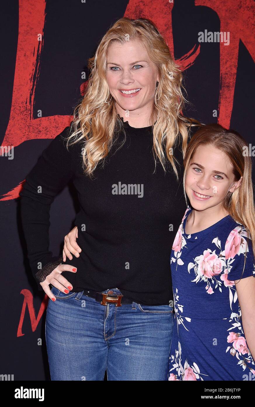 HOLLYWOOD, CA - MARCH 09: Alison Sweeney (L) and Megan Sanov attend the ...