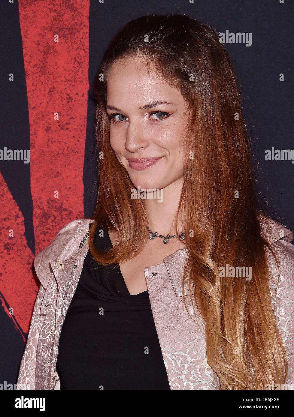 HOLLYWOOD, CA - MARCH 09: Alexis Knapp attends the premiere of Disney's ...