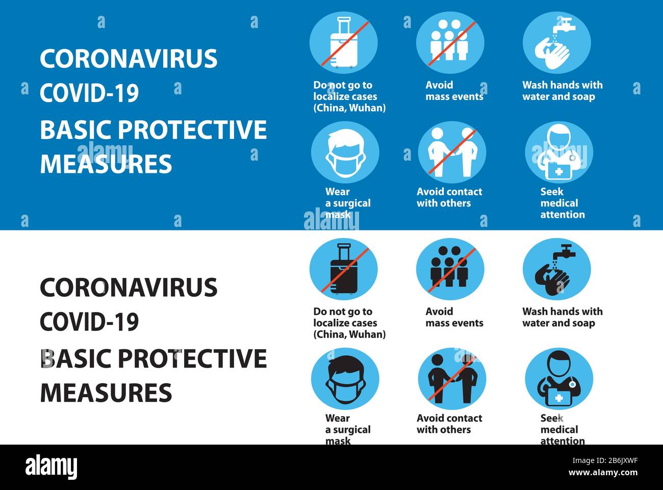 Coronavirus COVID-19 prevention tips, basic protection measures, how to ...