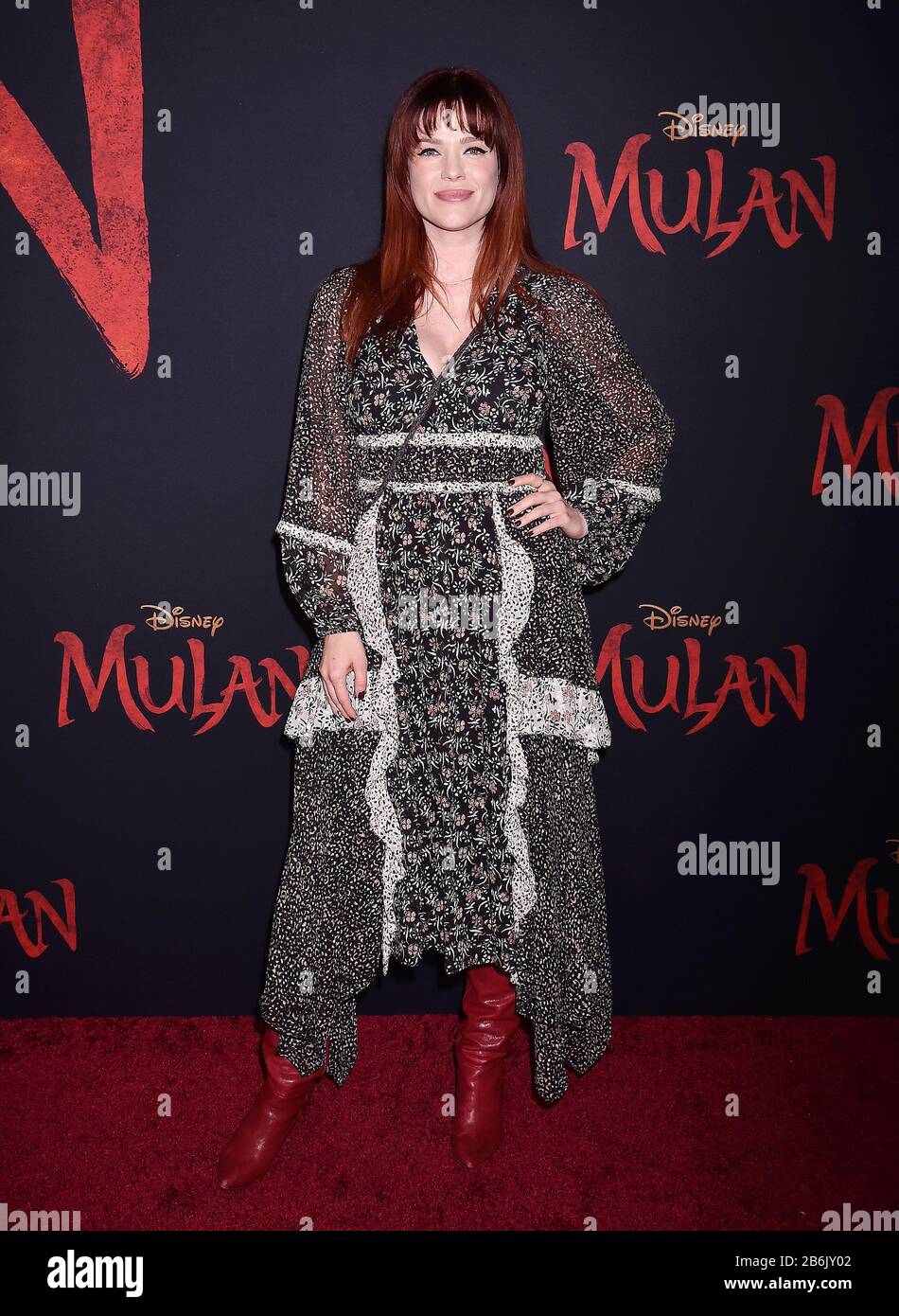 HOLLYWOOD, CA - MARCH 09: Blair Bomar attends the premiere of Disney's ...