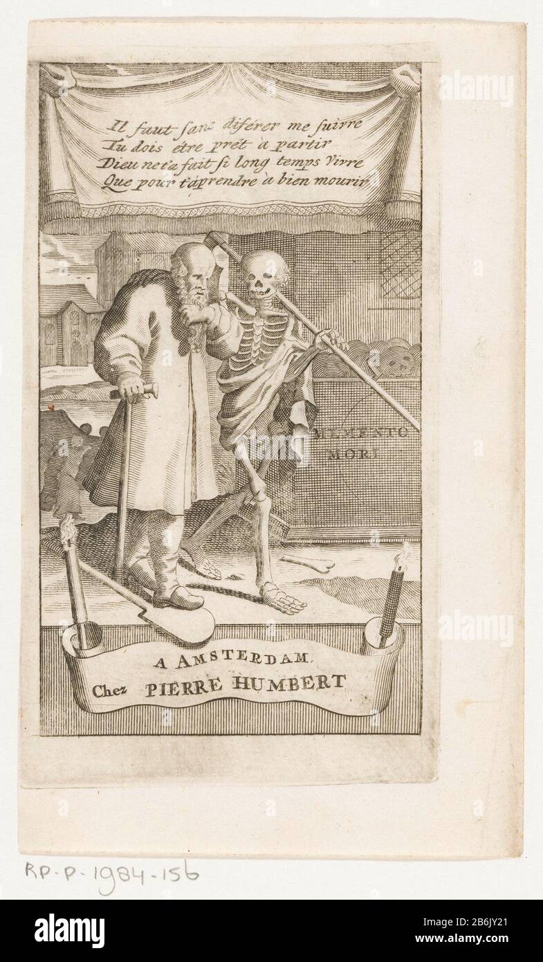Death accompanies old man Title page for William Scherlock and David ...